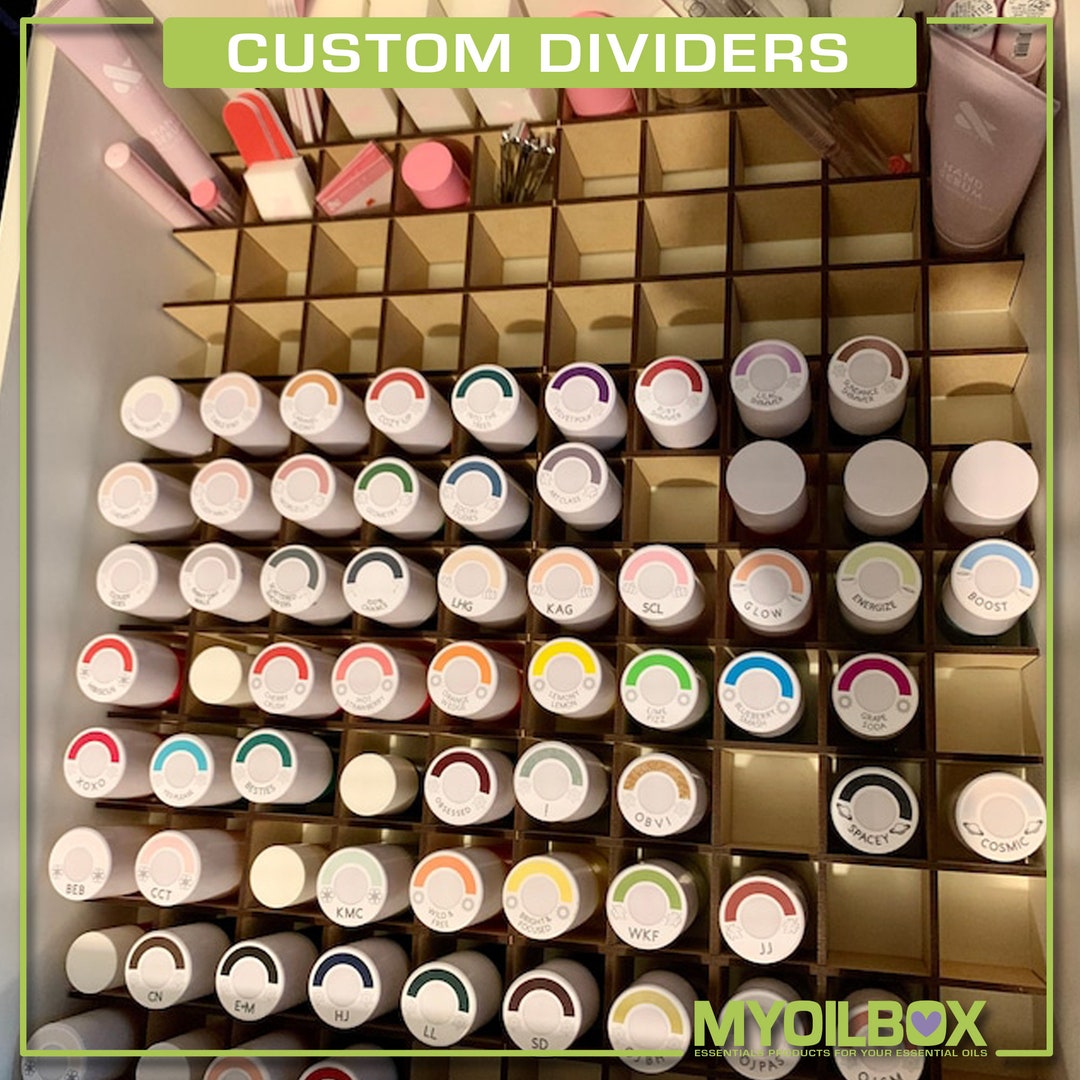 2: Custom Nail Polish Inserts Dividers - Etsy