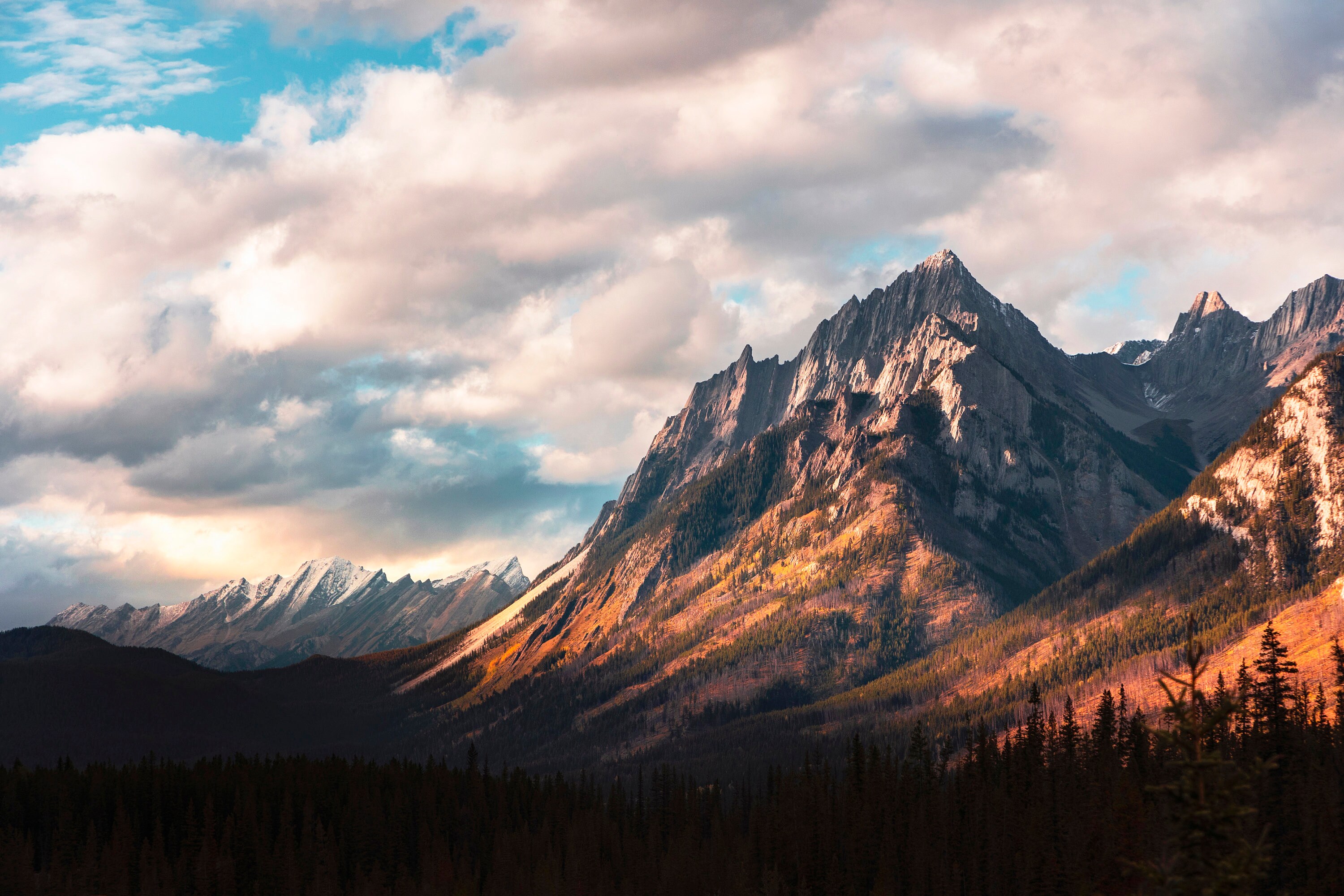 Banff Golden Peaks banff National Park Landscape Photography Canada ...