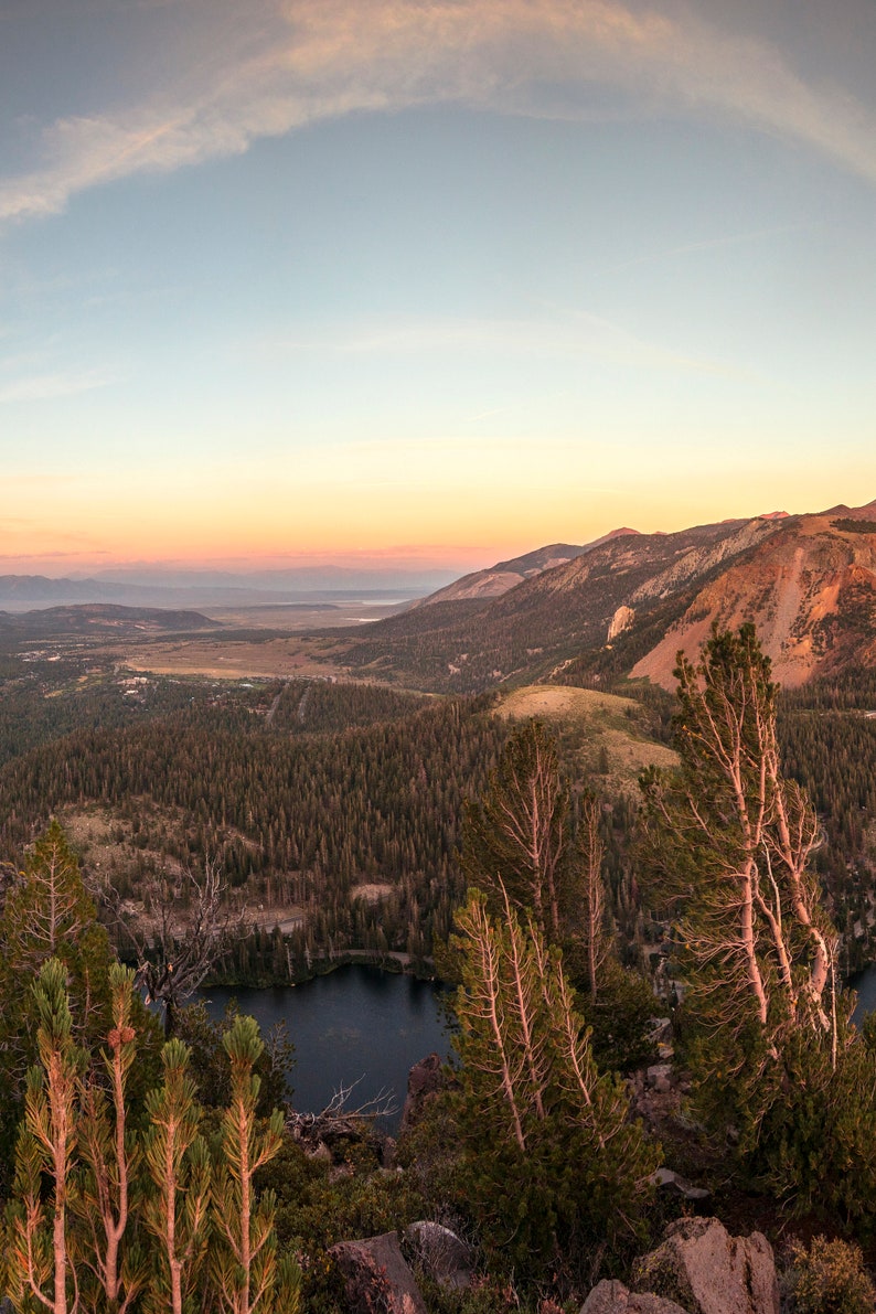 Mountain Sunset Panorama (mammoth Lakes, CA) | Landscape | Photography ...