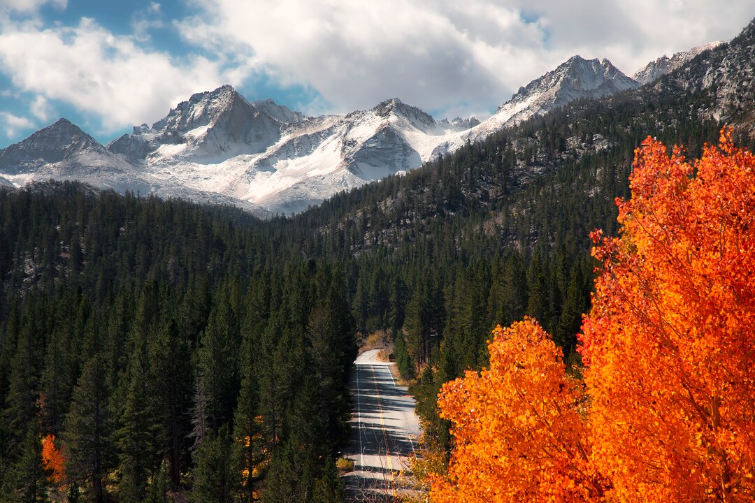 Peak Fall eastern Sierra Mountains Landscape Photography California ...