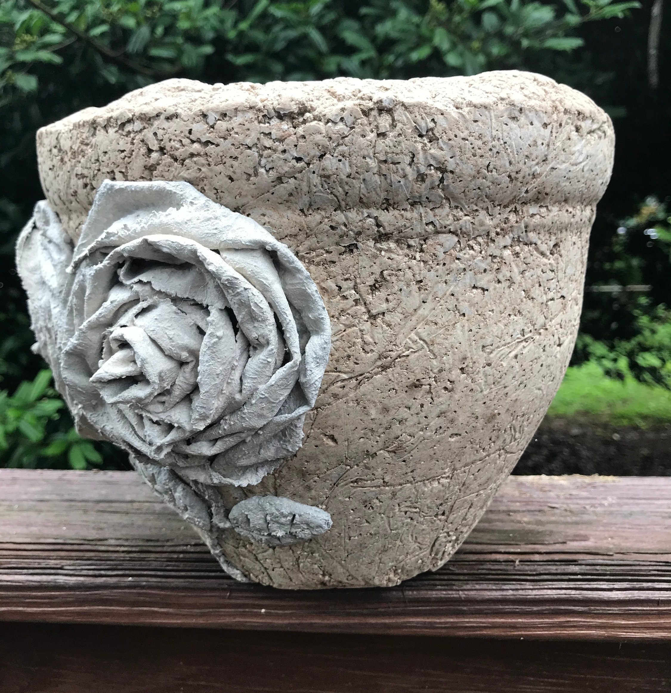 Hypertufa Posy Planter, Handmade Cement Flowerpot, Indoor or Outdoor ...