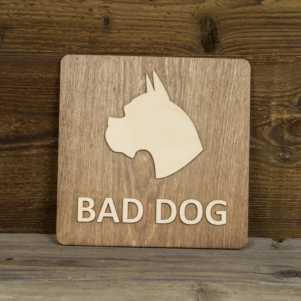 Caution Dog Sign - Etsy