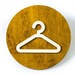 Changing Room or Coat Check Door Sign. Wooden Self-adhesive Plaque. - Etsy
