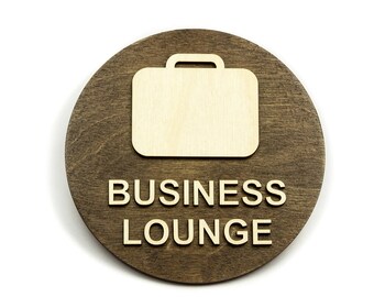 Business Lounge Door Sign Executive Lounge Workplace - Etsy
