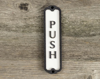 Door Push Sign | Etsy
