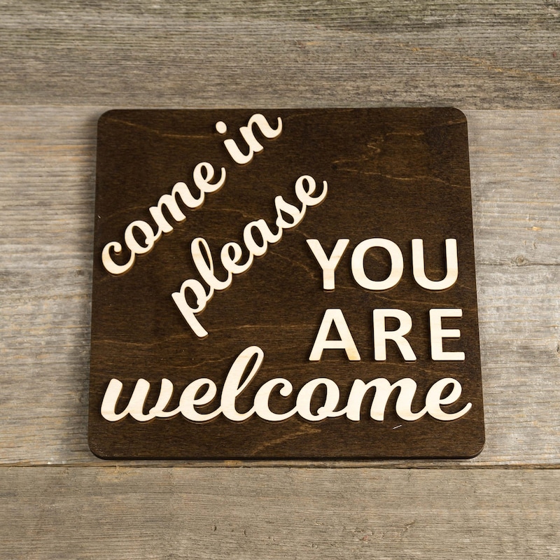 Please Come In - Etsy