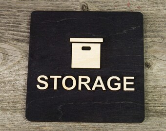 Storage Room Sign | Etsy