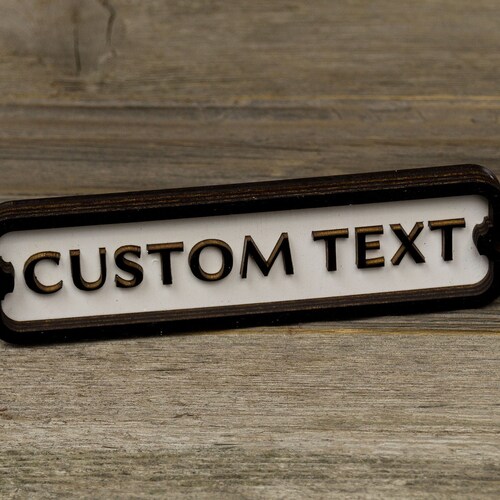 Personalized Door Sign With Your Custom Text. Vintage British | Etsy