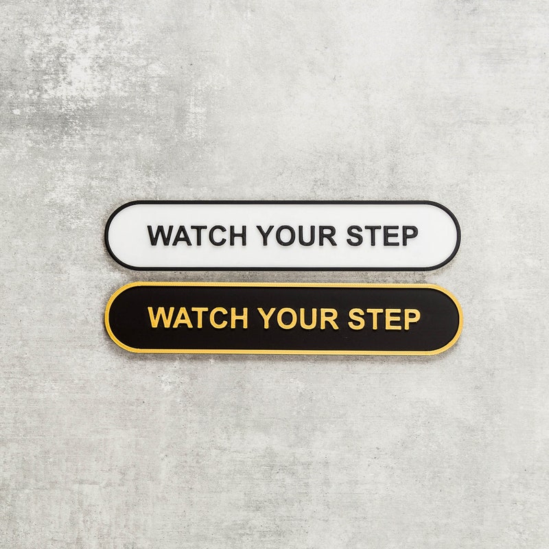 Watch Your Step - Etsy