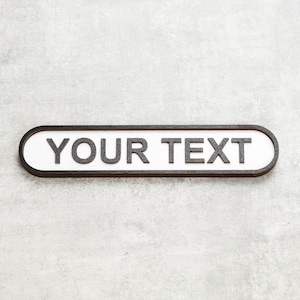 Personalized Wooden Door Sign With Your Custom Text. Classic Indoor ...