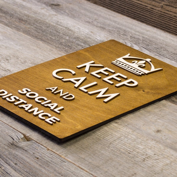 Keep Calm Sign - Etsy