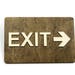 Exit Directional Sign, WC Sign, Restroom Door Sign, Office, Restaurant ...