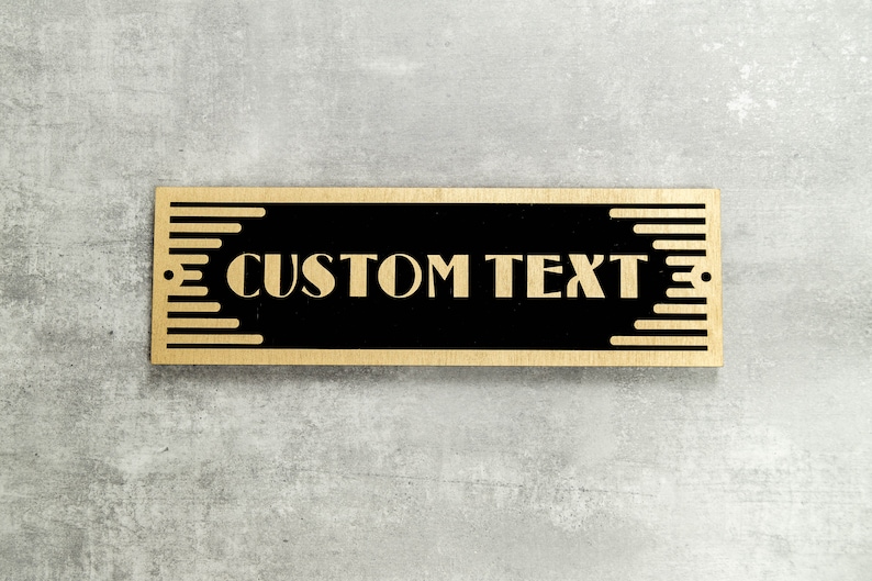 Your Custom Text Sign, Design Your Own Name Plate for Home, Office ...