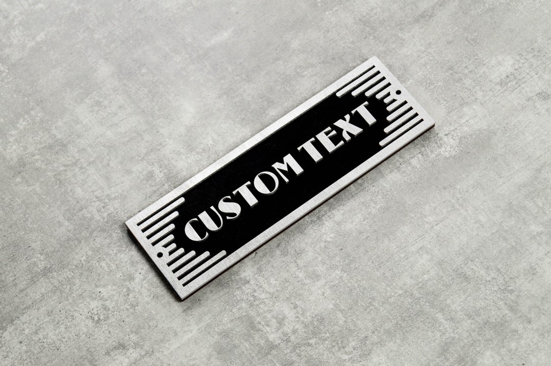 Your Custom Text Sign, Design Your Own Name Plate for Home, Office ...