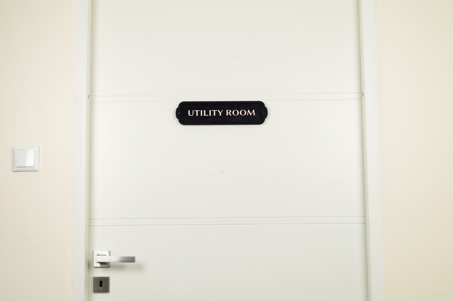 Wood Utility Room Door Sign. Vintage Style Wall Plate. | Etsy