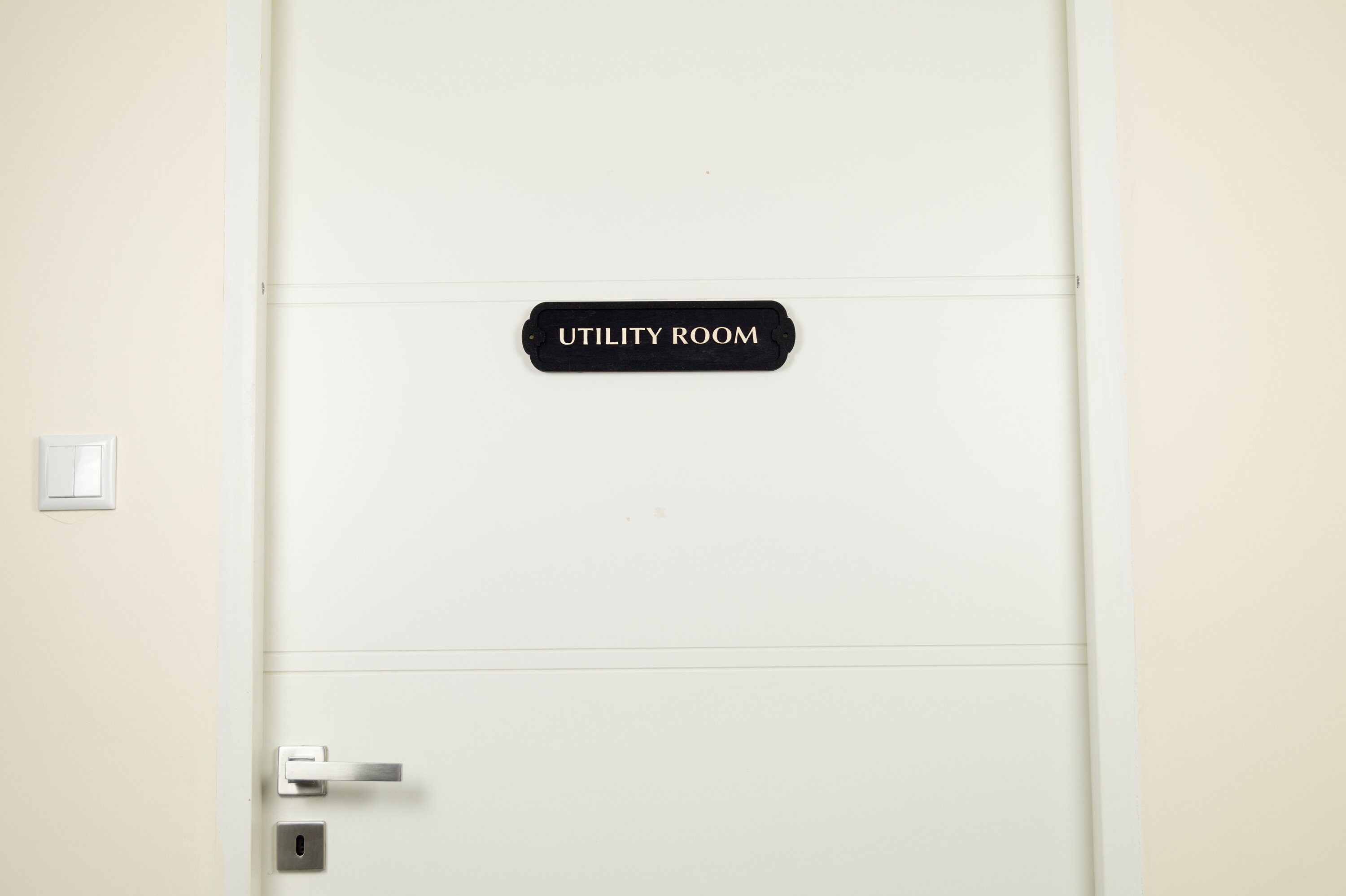 Wood Utility Room Door Sign. Vintage Style Wall Plate. - Etsy