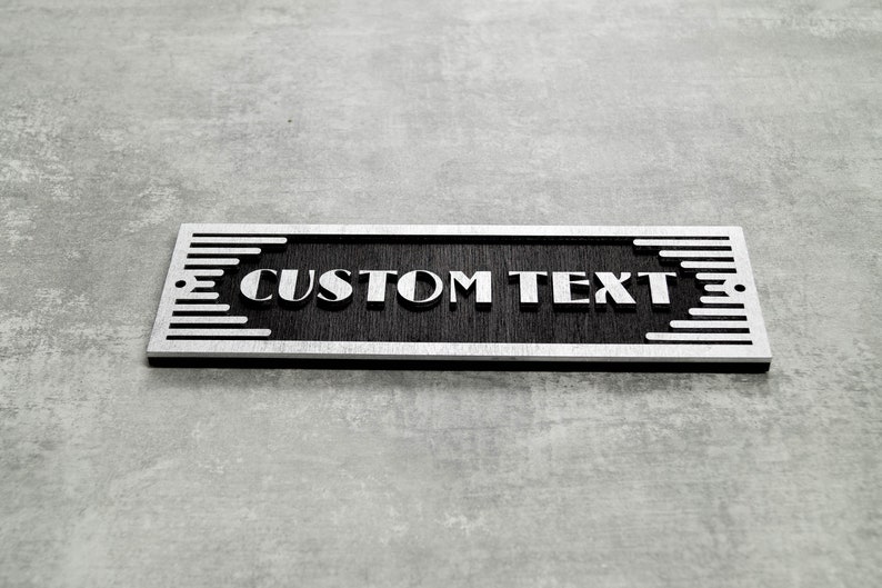 Your Custom Text Sign, Design Your Own Name Plate for Home, Office ...