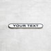 Custom Bioplastic Door Sign With Your Own Text, Personalized Eco ...