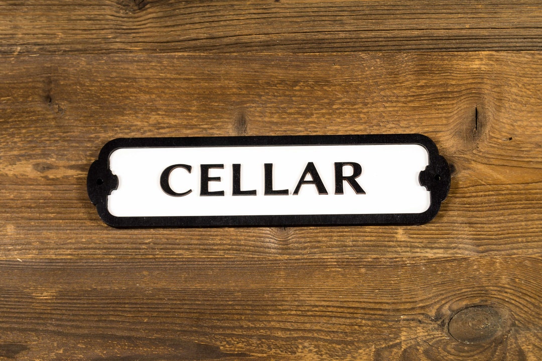 Cellar Door Sign. Closet Sign. Vintage Style Wall Plate. - Etsy