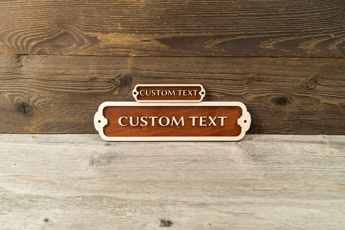 Wooden Studio Door Sign. Vintage British Railway Style. Handmade Retro ...