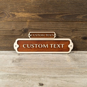 Wooden Studio Door Sign. Vintage British Railway Style. Handmade Retro ...