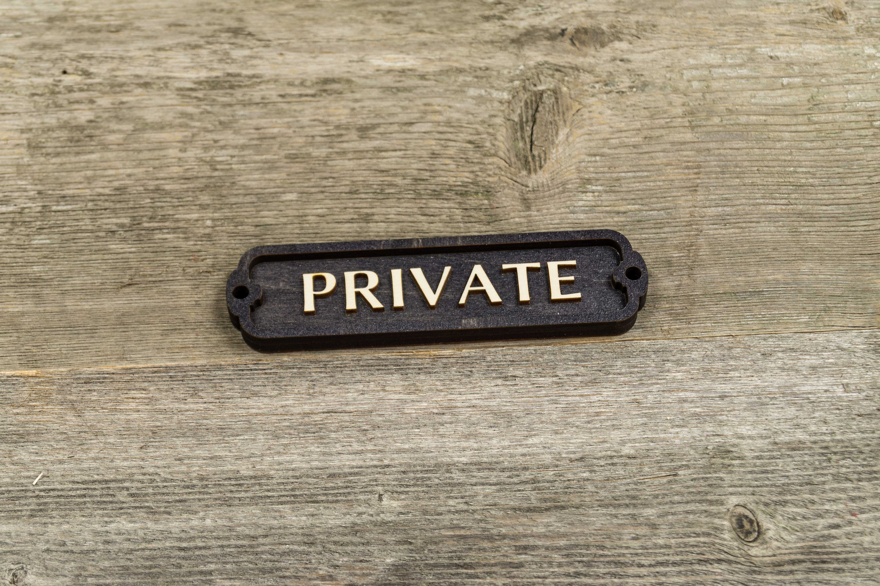 Private Door Sign Toilet Door Sign Door Plaque Vintage - Etsy Ireland