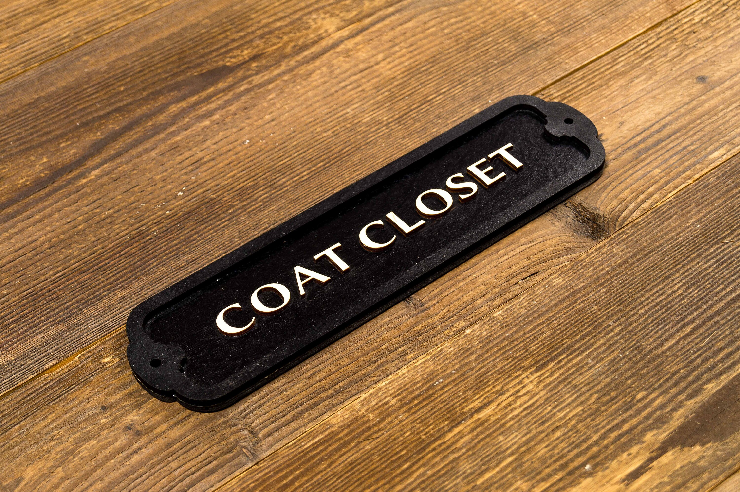 Coat Closet Door or Wall Sign. Closet Sign. Vintage Style Wall - Etsy