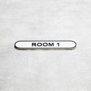 Custom Room Number Sign, Bioplastic Door Plaque, Indoor and Outdoor ...