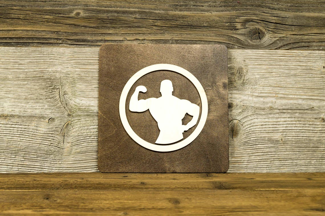 Gym Door Sign, Workout, Fitness, Hotel, Restaurant, Resort, Business ...
