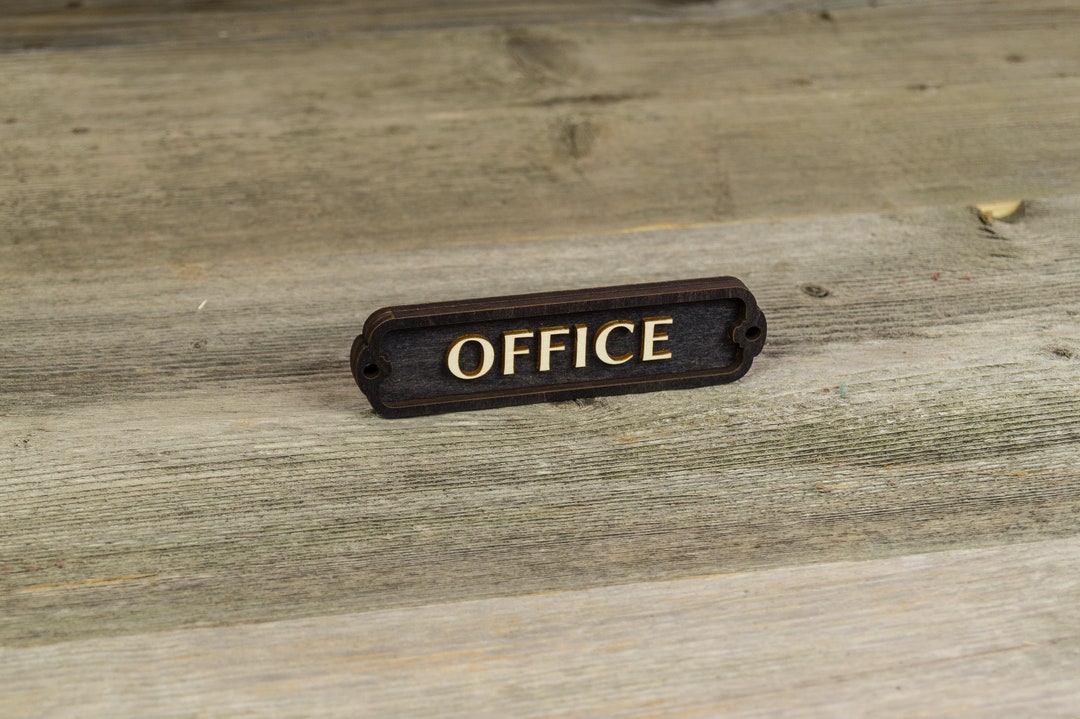 Wooden Office Door Sign. Vintage British Railway Style. Handmade Retro ...