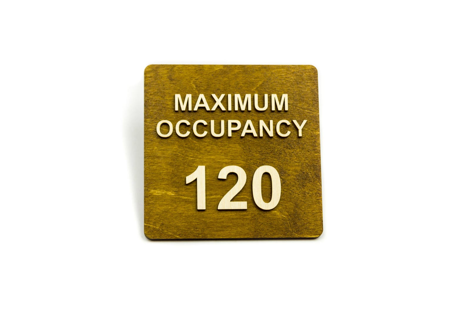 Maximum Occupancy Sign, Maximum Room Occupancy, Hotel, Restaurant ...