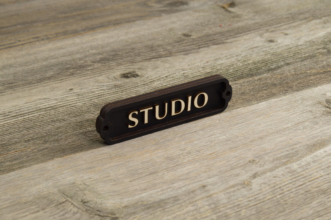 Wooden Studio Door Sign. Vintage British Railway Style. - Etsy