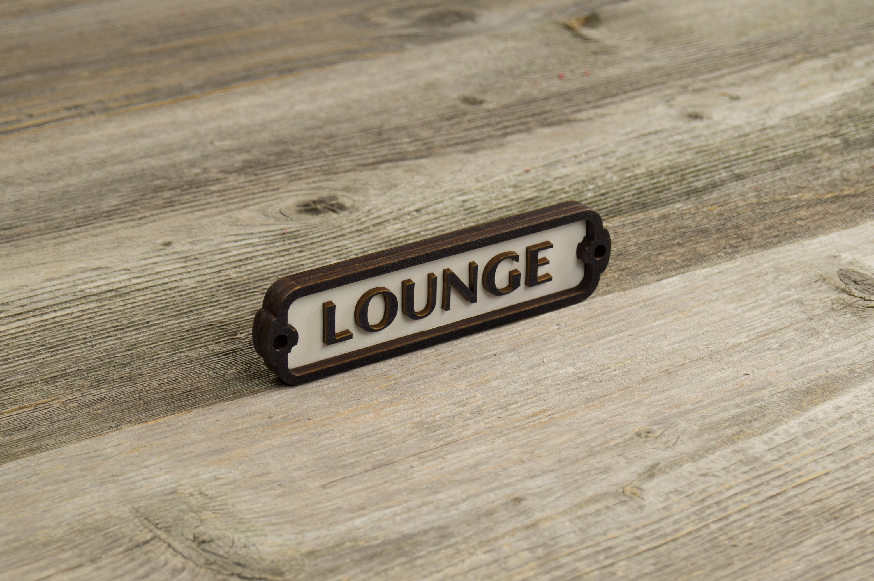 Wooden Lounge Door Sign. Vintage British Railway Style. - Etsy