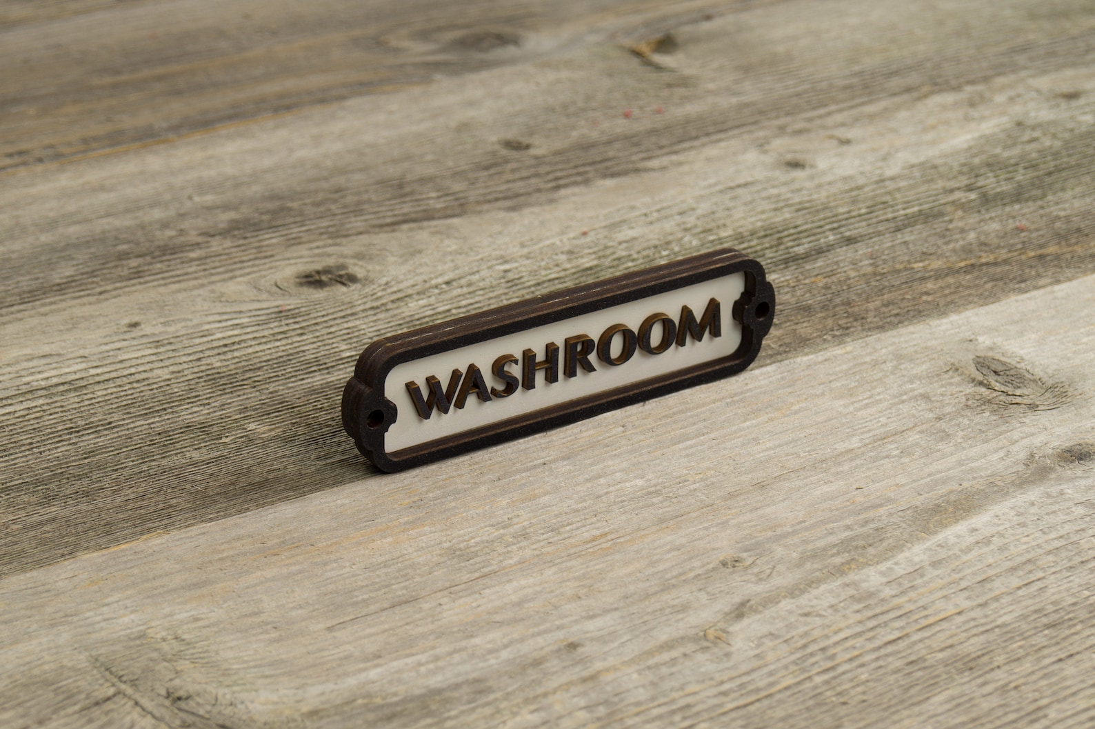 Washroom Door Sign. Retro Style Sign Made of Wood. Handmade. - Etsy