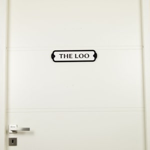The Loo Door Sign. Wooden Retro Style Plate. British Railway Style. - Etsy