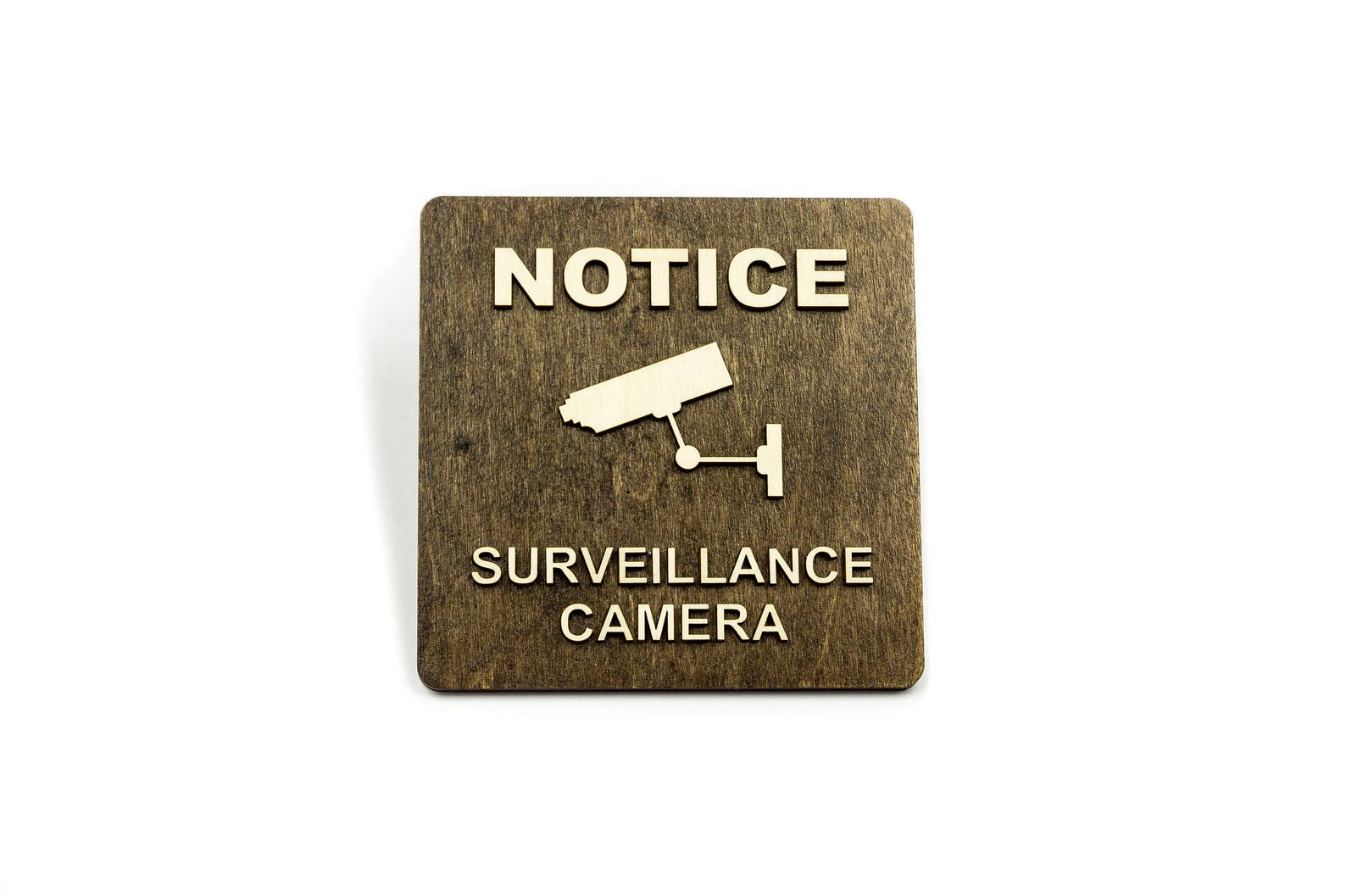 Monitoring, Video Surveillance Sign. Door or Wall Mounting. - Etsy