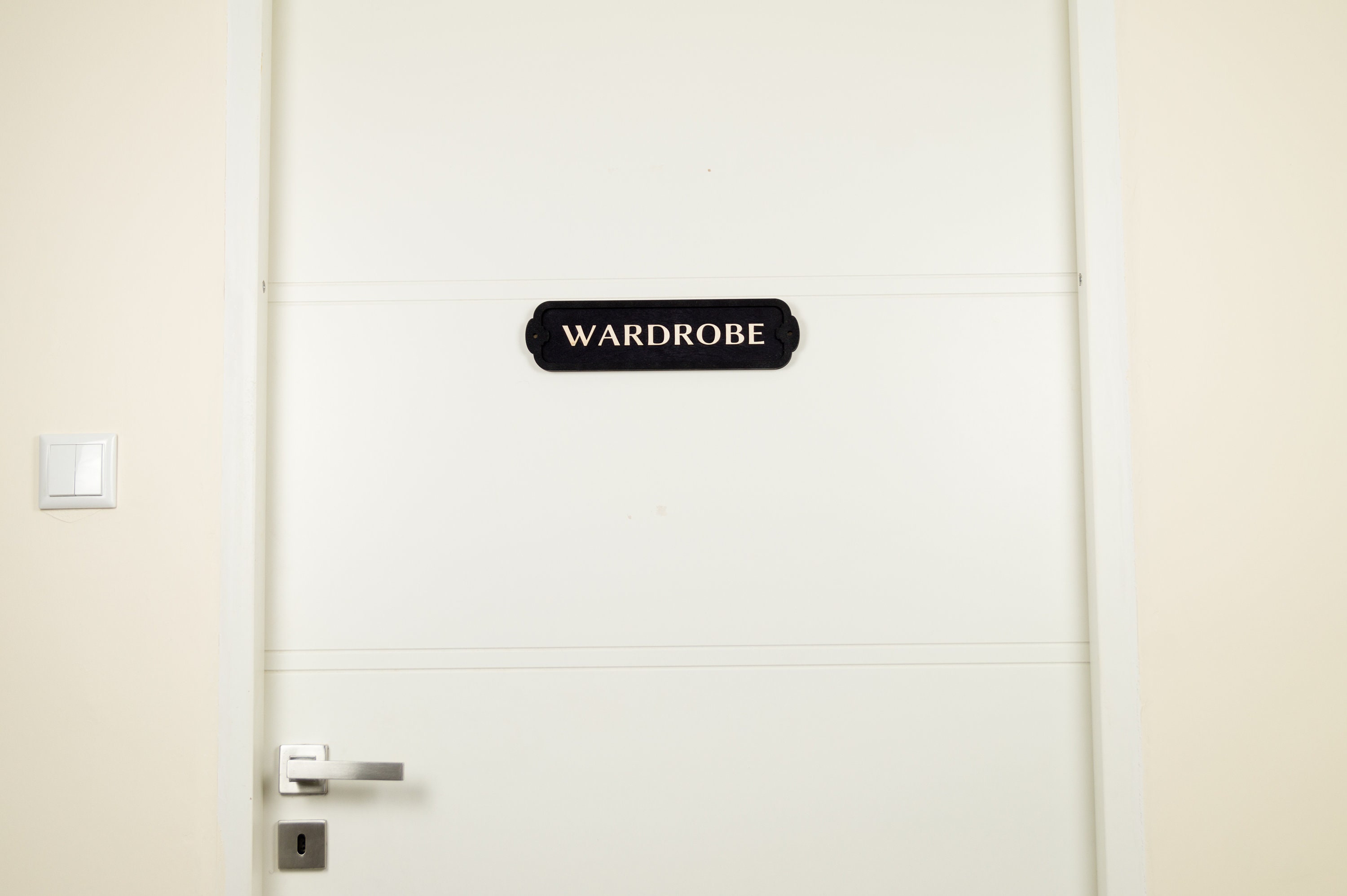 Wood Wardrobe Door Sign. Closet Sign. Vintage Style Wall - Etsy