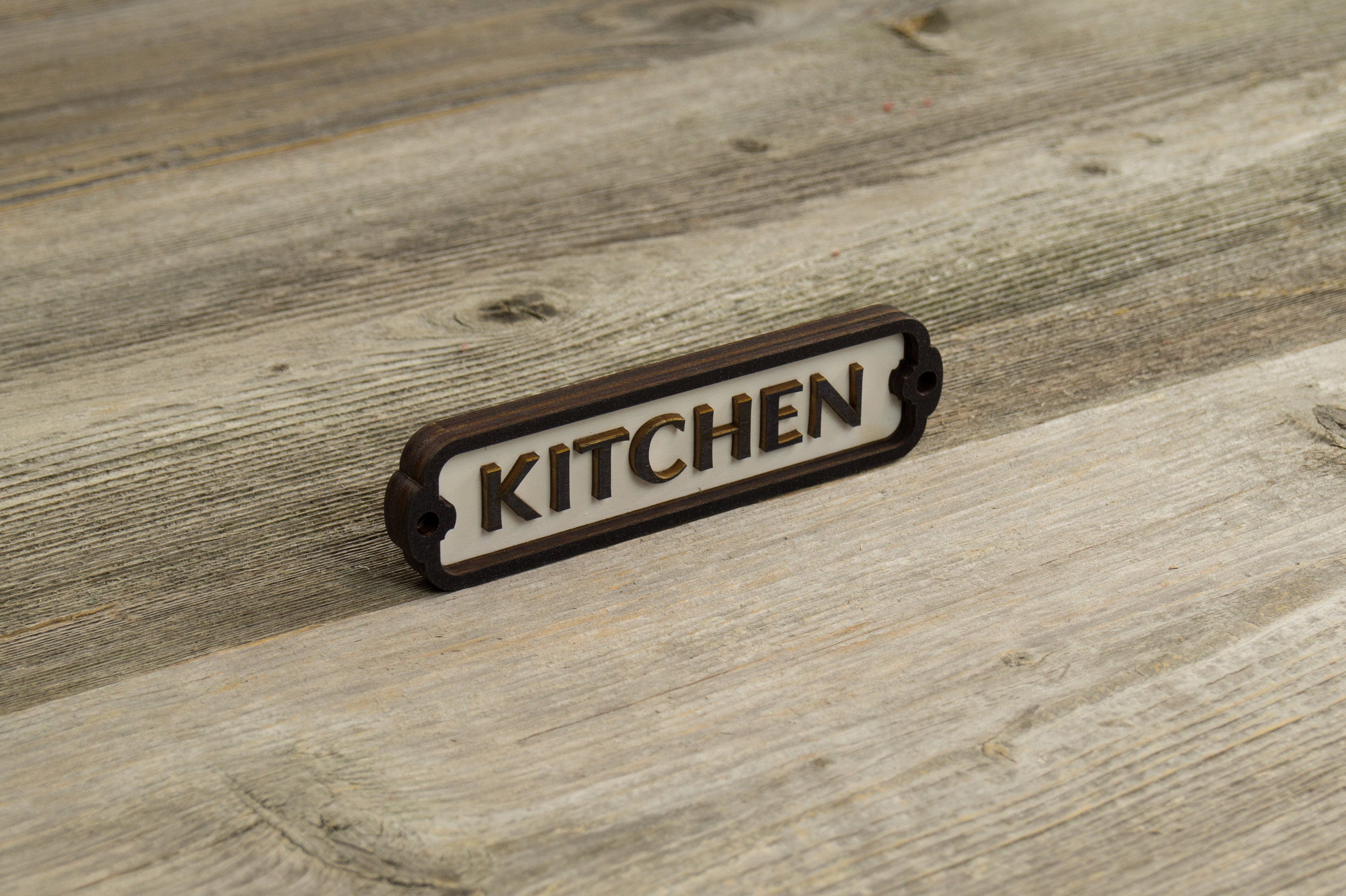 Wooden Kitchen Door Sign. Vintage British Railway Style. - Etsy