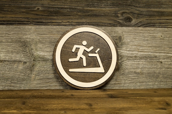 Wooden Gym Door Sign. for a Hotel or Company Sports Room. | Etsy