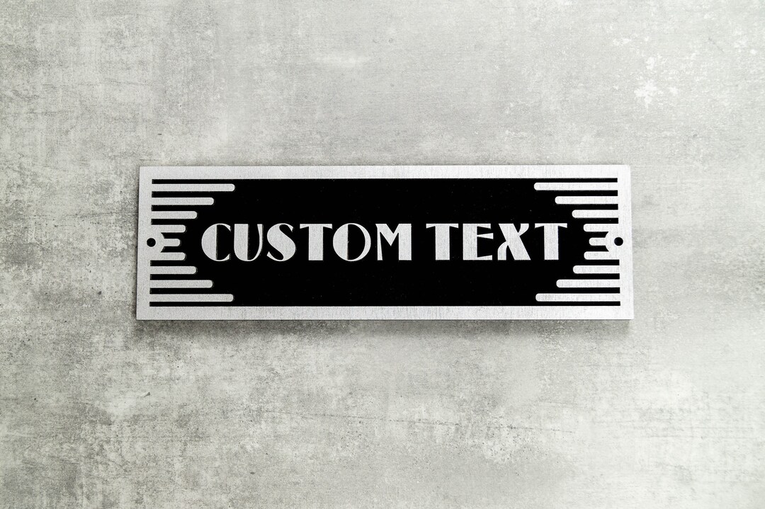 Your Custom Text Sign Design Your Own Name Plate for Home - Etsy