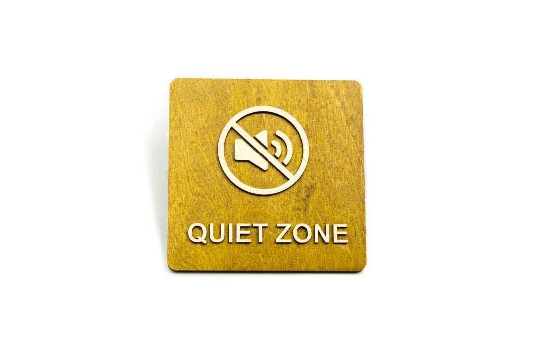 Quiet Zone Sign, Stay Quiet, Privacy, Restaurant, Hotel, Resort ...