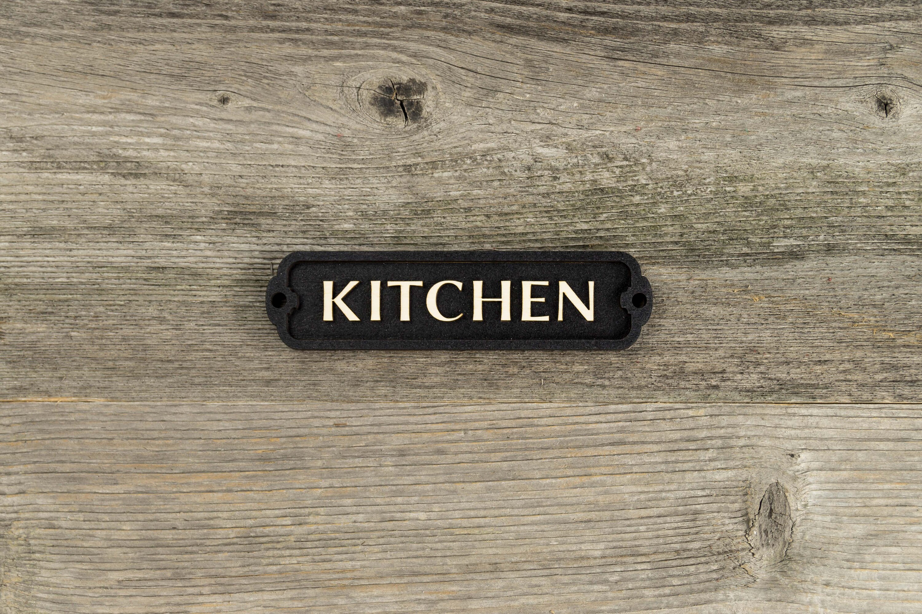 Wooden Kitchen Door Sign. Vintage British Railway Style. - Etsy