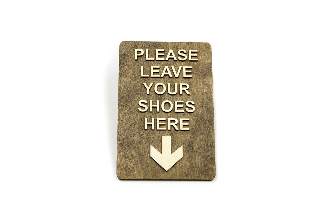 Please Leave Your Shoes Here Sign. Ideal for Kindergarten or - Etsy UK