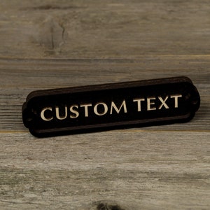 12 Inch Wide Custom Door Sign. Enter Any Text. British Railway Style ...