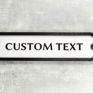 Personalized Door Sign With Your Custom Text. Vintage British Railway ...