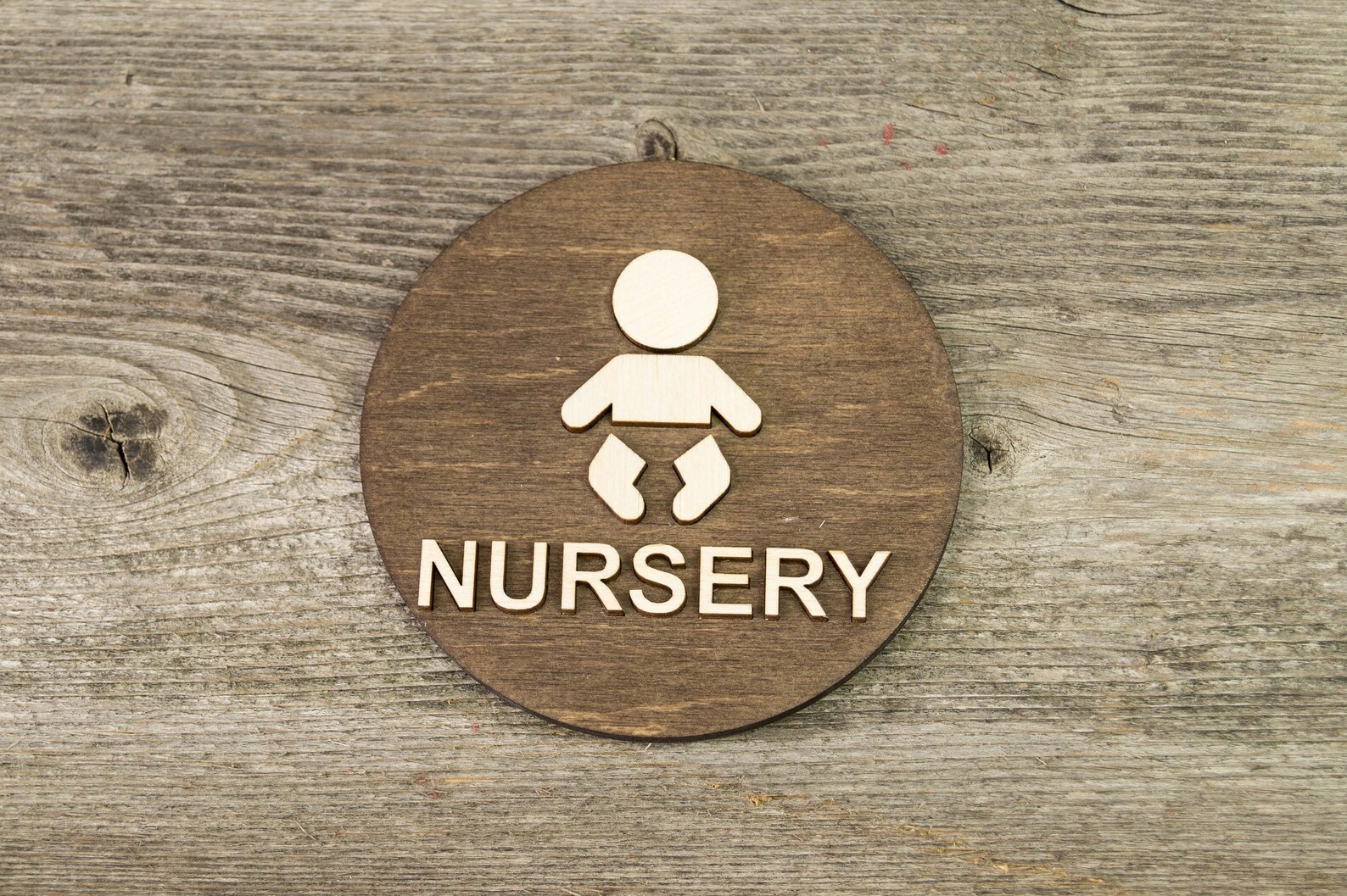 Nursery Baby Changing Station Restroom Door Sign. Rustic - Etsy
