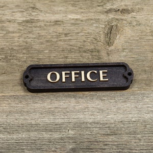 Wooden Office Door Sign. Vintage British Railway Style. Handmade Retro ...