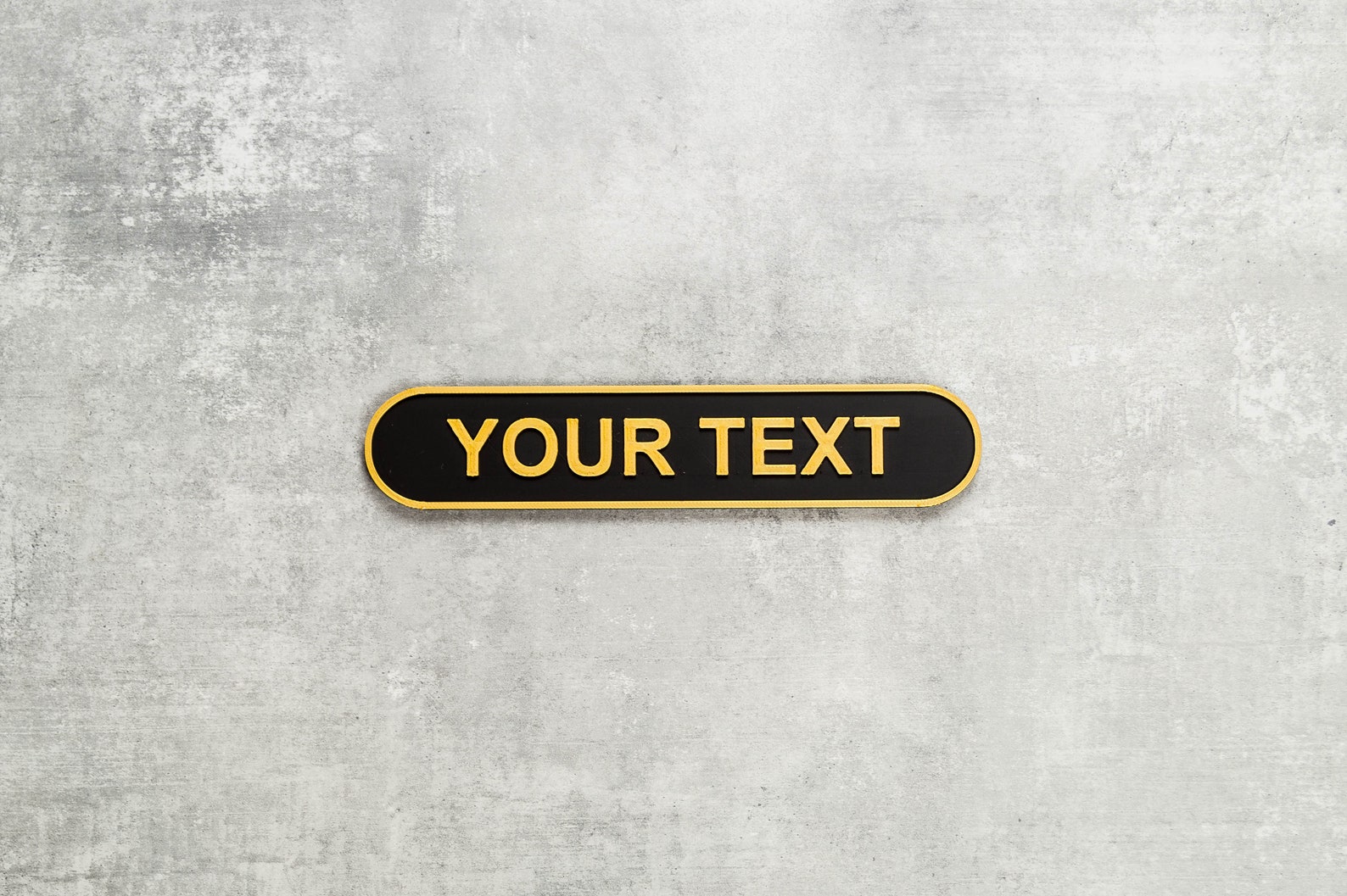 Custom Bioplastic Door Sign With Your Own Text, Personalized Eco ...
