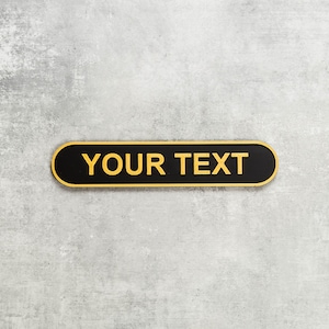 Custom Bioplastic Door Sign With Your Own Text, Personalized Eco ...