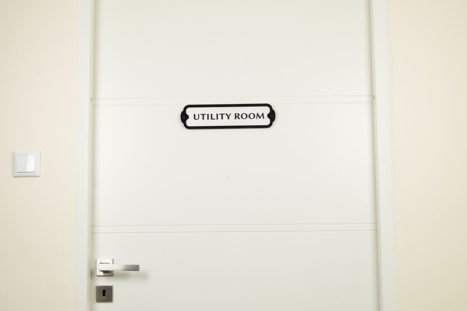 Wood Utility Room Door Sign. Vintage Style Wall Plate. | Etsy